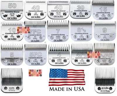 ANDIS CeramicEdge Steel CERAMIC Blade*Fits AG,AGC,DBLC,SMC,AGR,MBG,A5 ...