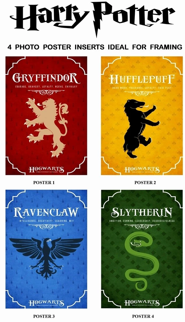 Gryffindor Slytherin Hufflepuff Ravenclaw Personality