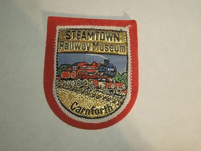 Vintage Steamtown Railway Museum Train Pic Carnforth UK Fabric & Felt ...