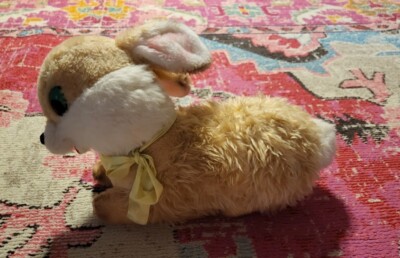 Large vintage plush Easter bunny rabbit forest sweet creature stuffed ...
