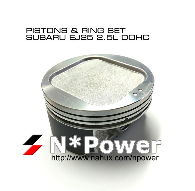 0.50 Piston & Ring Set of 4 for Subaru Ej25 2.5l DOHC 16v Liberty ...