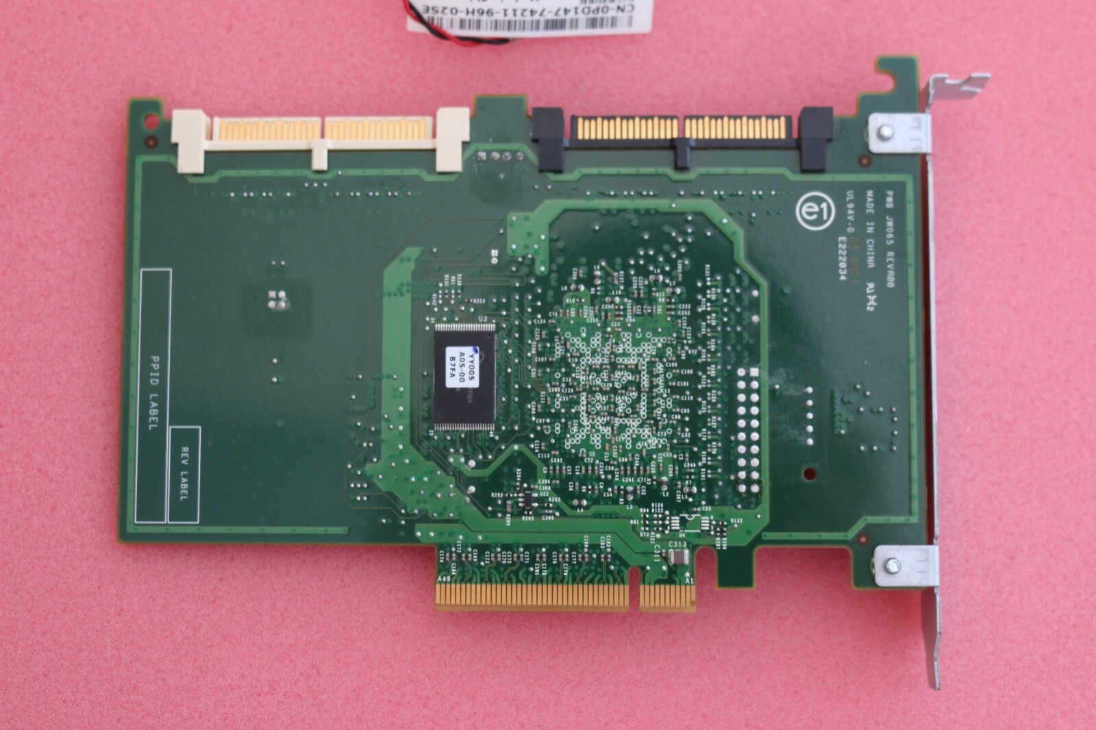 Dell PowerEdge Perc 6/IR SAS RAID Controller JW063 & cable PD147 UCS-61 ...