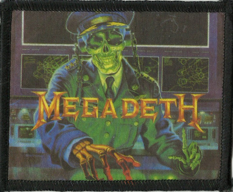 MEGADETH 80s/90s PRINTED COLOUR PATCH - no longer made VINTAGE | eBay
