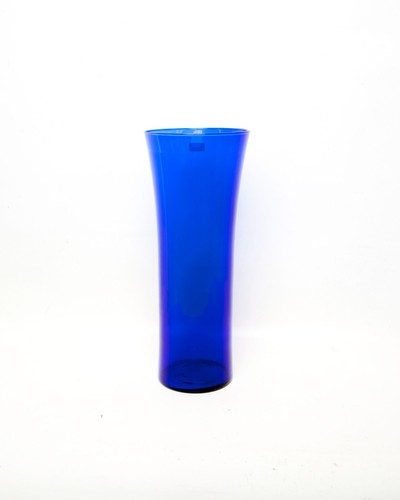 Vintage Italian Art Glass Large Cobalt Vase Murano VETRI LAURA Made in ...