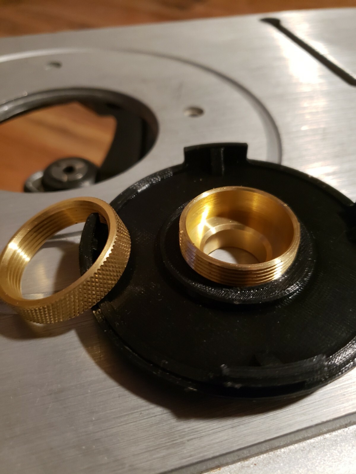 Lowes Kobalt router table ring set inserts Better fit more durable than ...