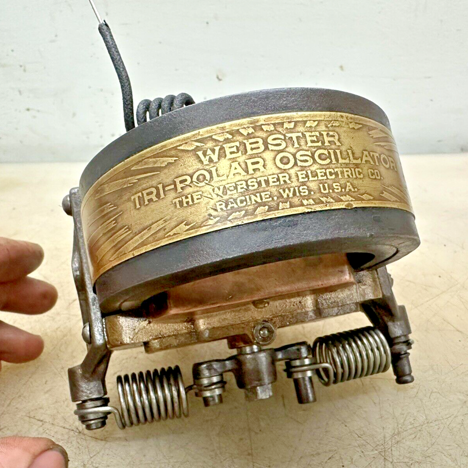 WEBSTER K BRASS BODY MAGNETO Hit Miss GAS ENGINE Old MAG 46246 Hot Hot ...