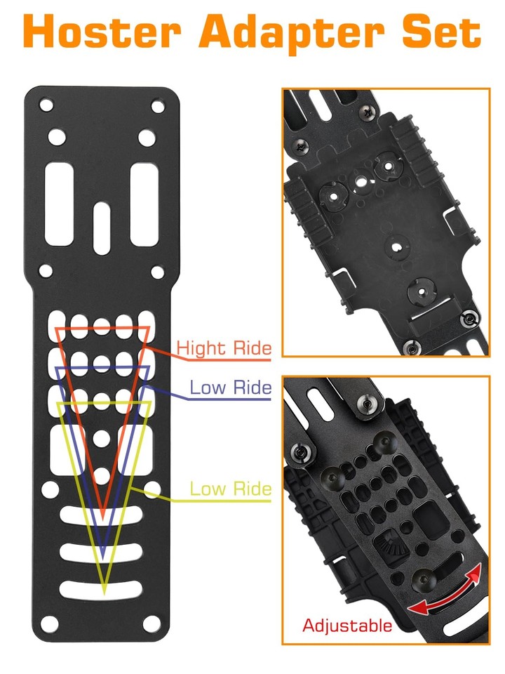 Tactical Modular Holster Adapter with QLS kit, Drop Leg Holster ...