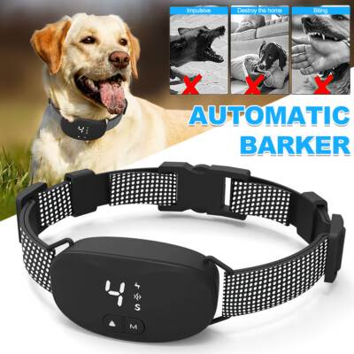 Anti Bark Electric Shock Dog Pet Training E-Collar Obedience Remote ...