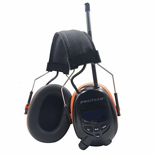 Protear Ear Defenders with DAB+/FM Radio & Bluetooth, Noise Cancelling ...