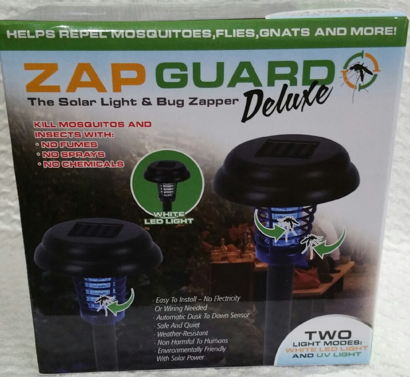 Zap Guard Deluxe Solar Light & Buy Zapper | eBay