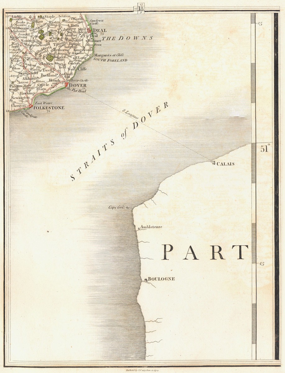 Dover Strait Map