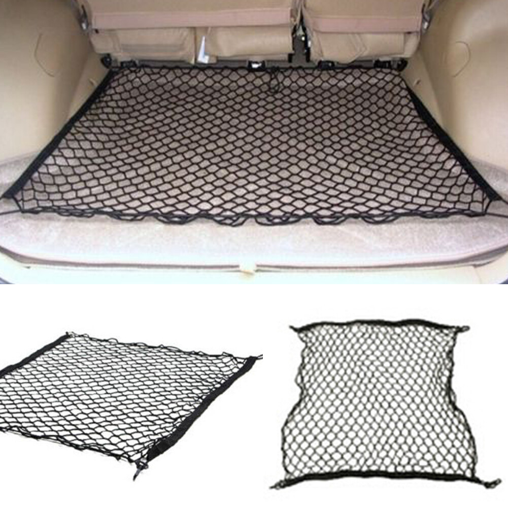 Car SUV Elastic Nylon Rear Cargo Trunk Storage Organizer Flexible Net ...