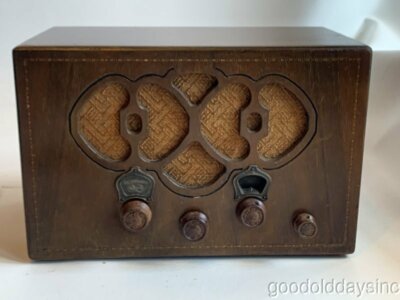 RCA Model 111 Wood Wooden Table Top Radio 1933 | eBay