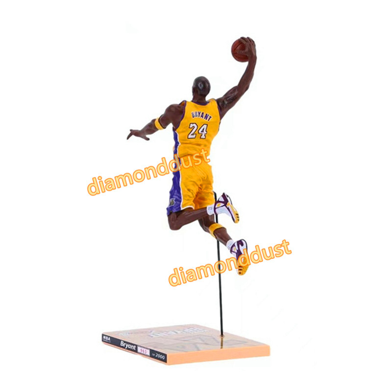 9" McFarlane Toy NBA Kobe Bryant Lakers Basketball Action Figure LA 24 ...