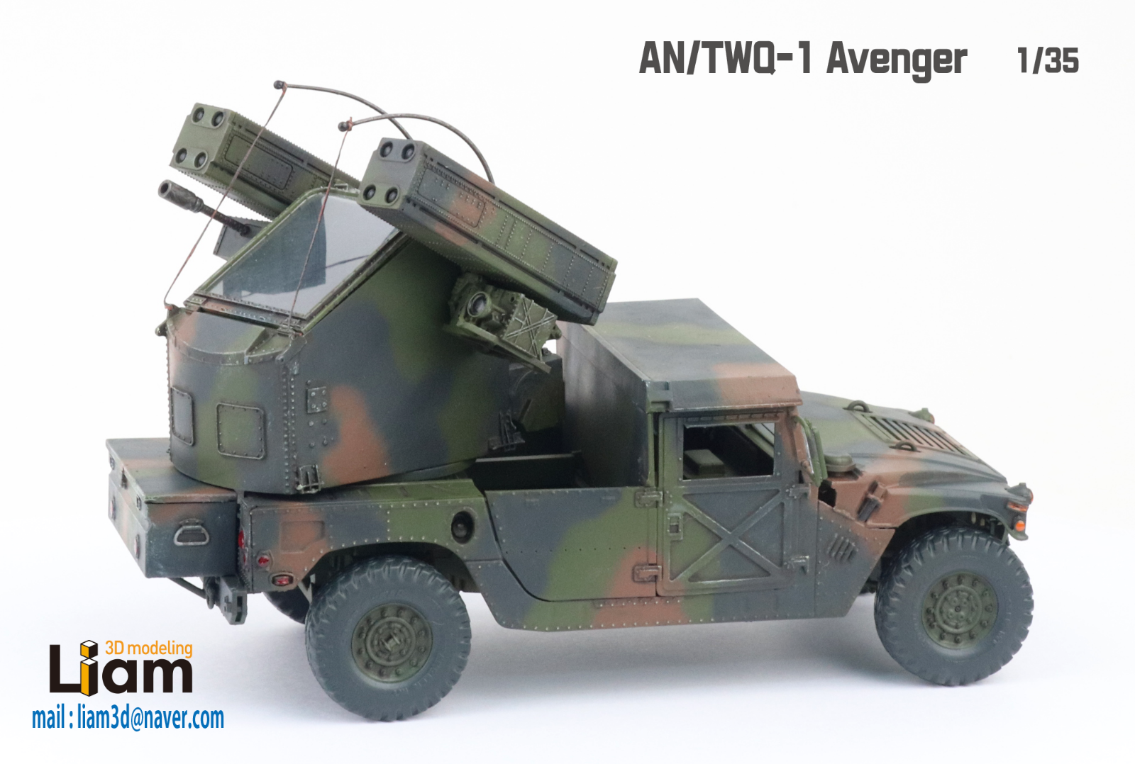 1/35 scale AN/TWQ-1 Avenger Conversion Kit model 3d printed kit | eBay