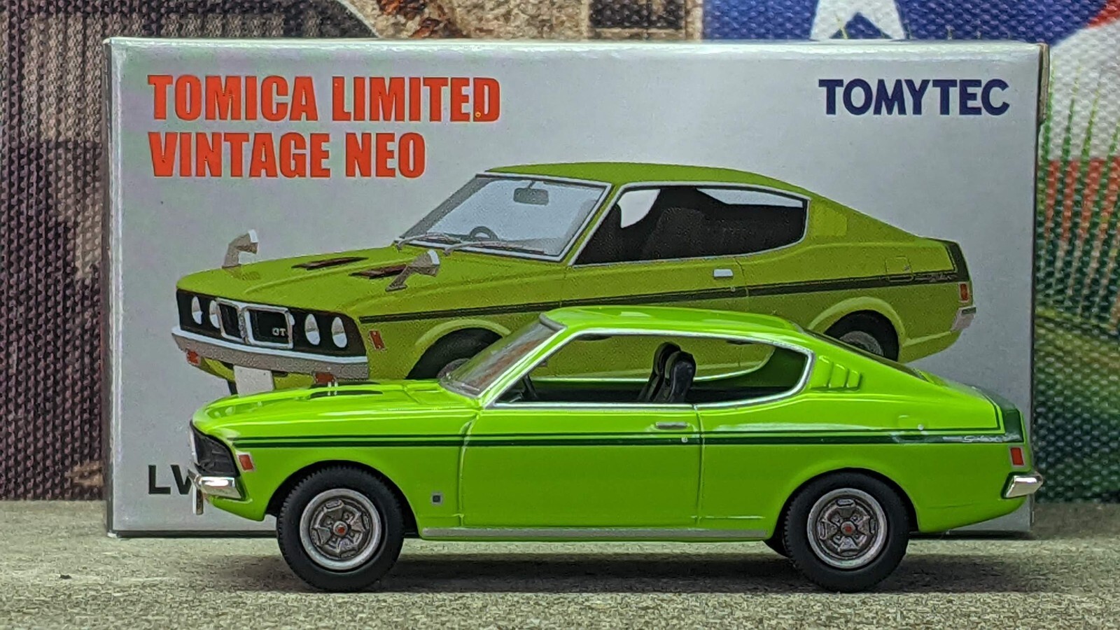 TOMICA LV-N204d '70 MITSUBISHI COLT GALANT GTO MR 1:64 SCALE LIMITED ...