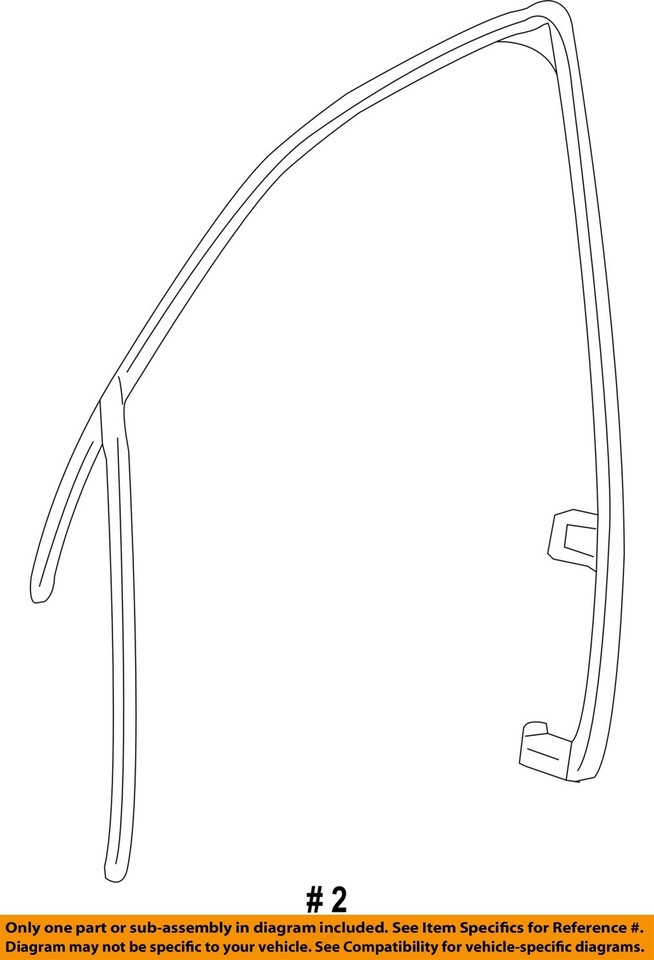 GM OEM 10-17 Equinox,Terrain Front Door Glass Hardware-Run Channel ...