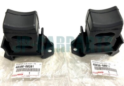 TOYOTA GENUINE BUMP STOP CUSHION L-R SET 48036-60011 48306-60201 ...