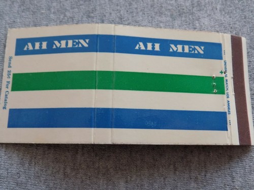 Vtg 2" FS Matchbook Cover AH MEN Shop for Men West Hollywood & Los ...