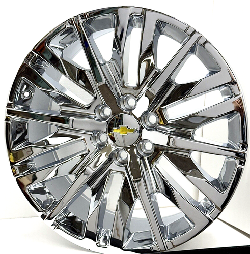 24"chrome SSI OE replica 5921 High Country rims fits 2025 Chevy ...