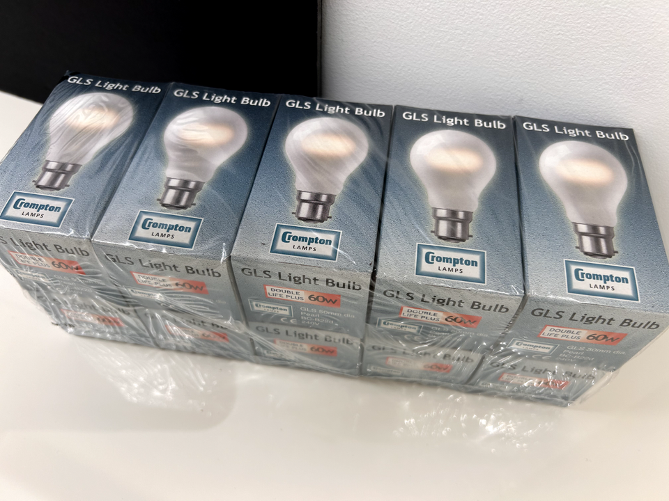 10x Crompton BC- B22d Bayonet bulbs 60w Pearl GLS 50mm diameter | eBay UK