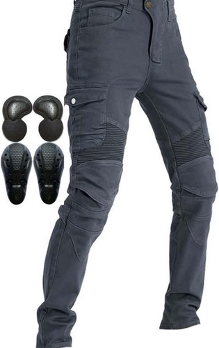Motorcycle Riding Pants Denim Jeans Protect Pads, Knee/Hip Armor Pads ...