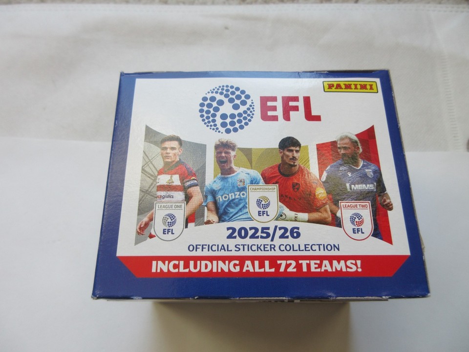 Panini EFL 2025/26 Sticker 1 to 232 - Birmingham to Norwich | eBay UK