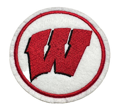 Embroidered/Tackle Twill Iron-on Patch - Wisconsin Badgers | eBay