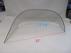 WINDSHIELD PLASTIC FORM CLEAR PLEXIGLASS PORT SIDE 32" L X 12 3/4" H ...