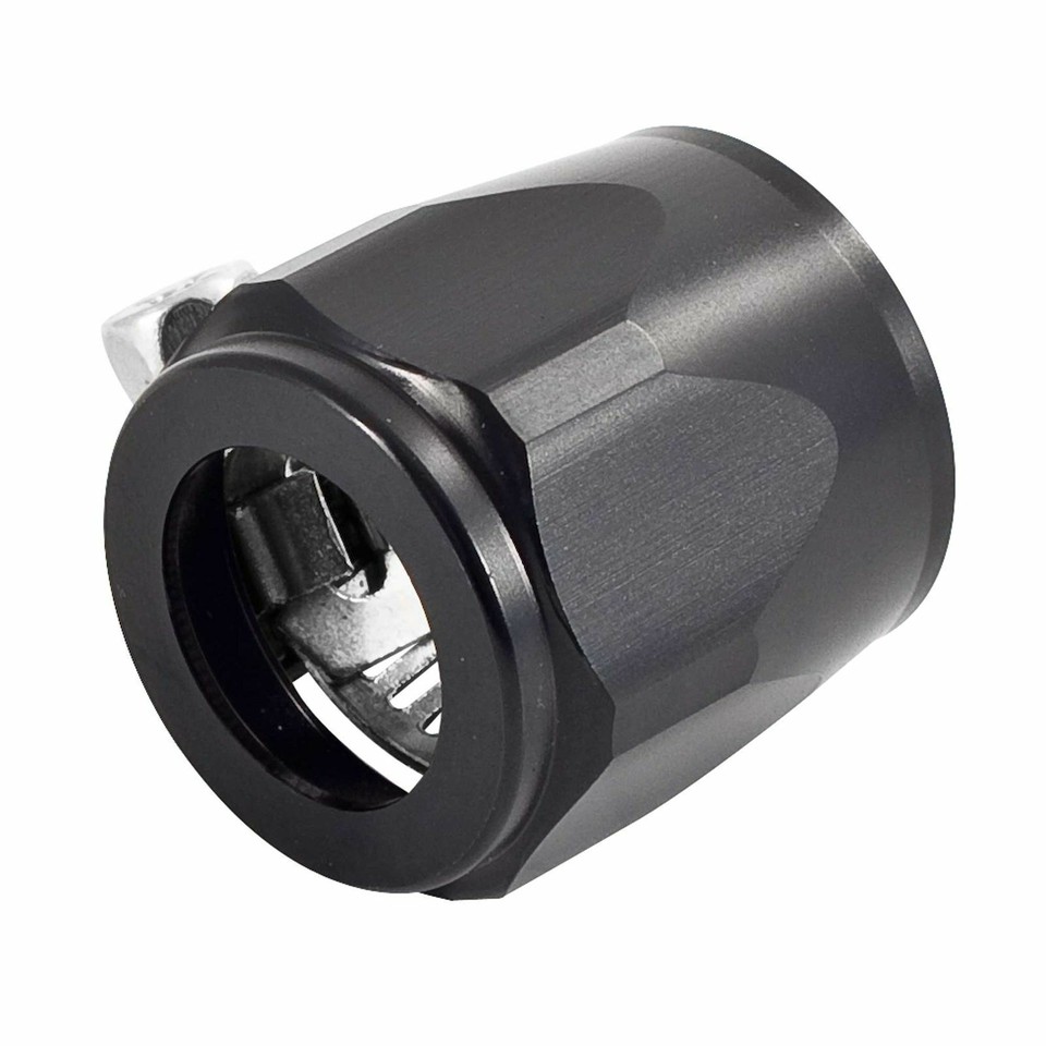 4X 8AN Hose Finisher Clamp Oil/Fuel Line/Hose Pipe Clamp Hex Hose Clamp ...