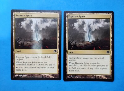 2x Rupture Spire Planechase Anthology Mtg Magic Card Colorless Land ...