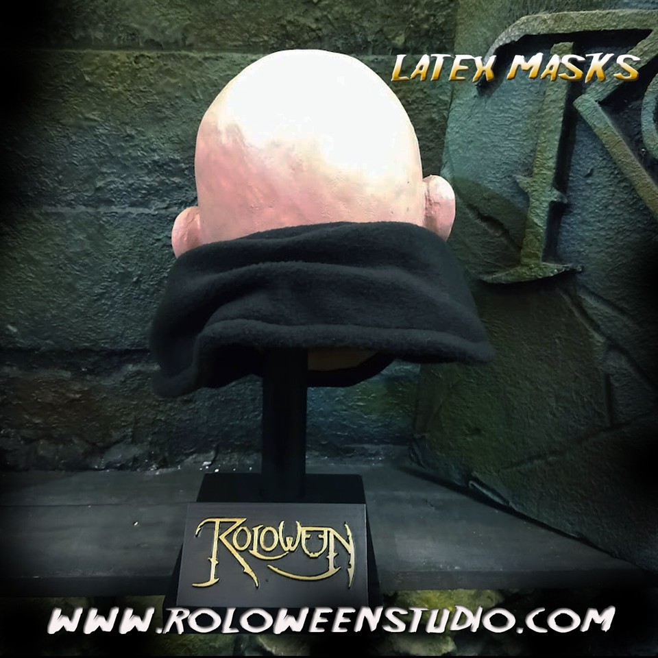 Uncle fester latex mask / the Addams family / Christopher Lloyd ...