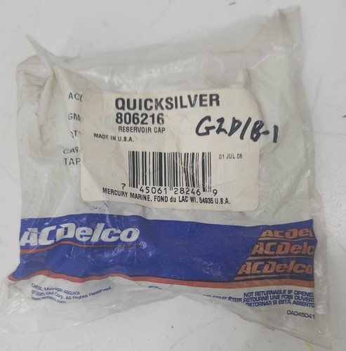 # 806216 NEW OEM Mercury Mercruiser Quicksilver Reservoir Cap Assy | eBay