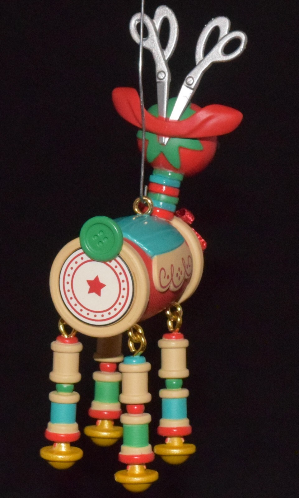 NEW 2020 Hallmark Keepsake Ornament SEW DARN CUTE! Reindeer Sewing ...