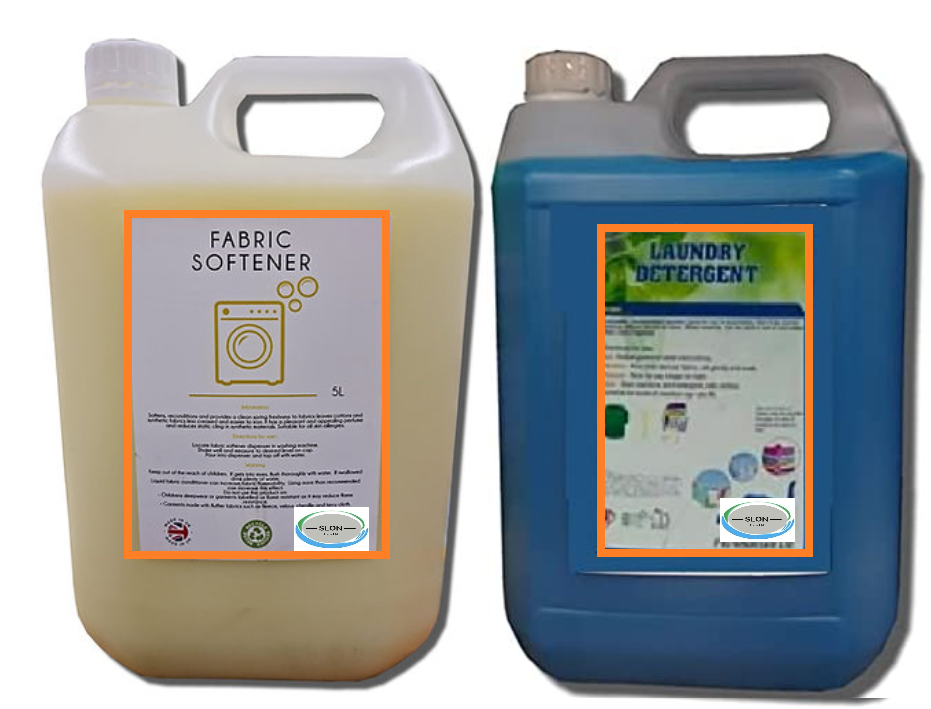 FABRIC LAUNDRY CONDITIONER & LAUNDRY DETERGENT 5L LAUNDRY PACKAGE ...