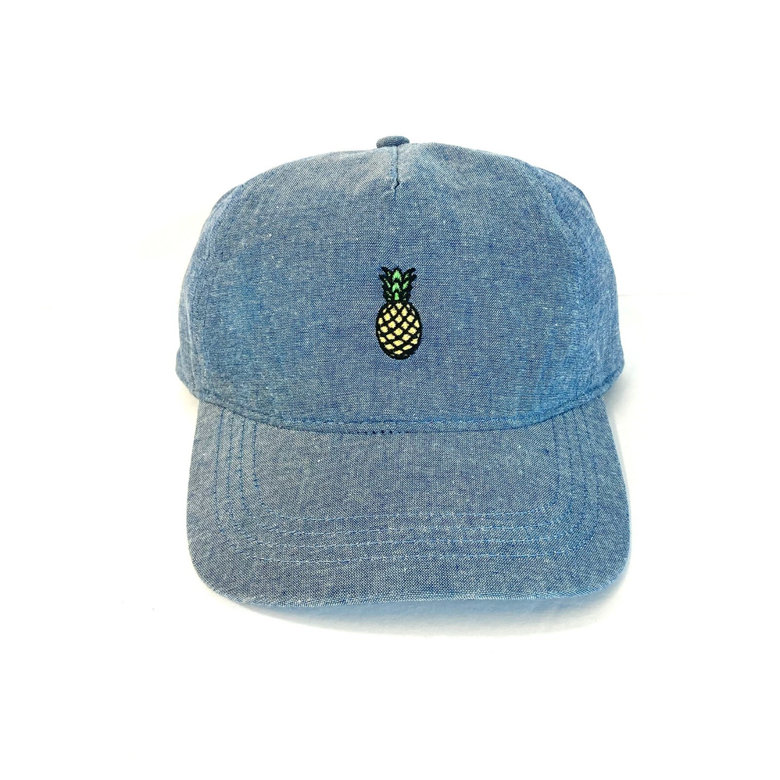 PINEAPPLE DAD HAT lightweight unstructured heather blue cap men/women ...