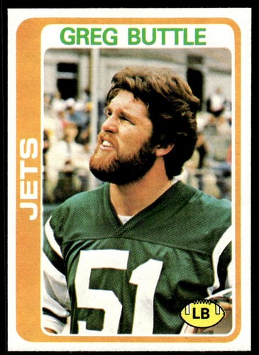 1978 TOPPS GREG BUTTLE K NEW YORK JETS #382 | eBay