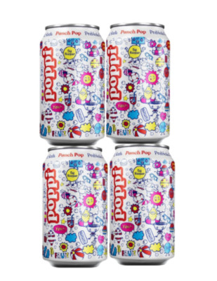 Poppi Sparkling Prebiotic Soda Punch Pop, 12 Fl Oz 4 pack | eBay