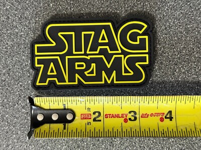 STAG ARMS Morale Patch black & yellow | eBay