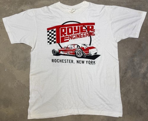 Rare! Vintage NOS 80’s Troyer Engineering Modified Racing Tee Shirt ...