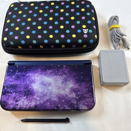 Nice! New Nintendo 3DS XL Galaxy Console w/ Charger TESTED US Model ...