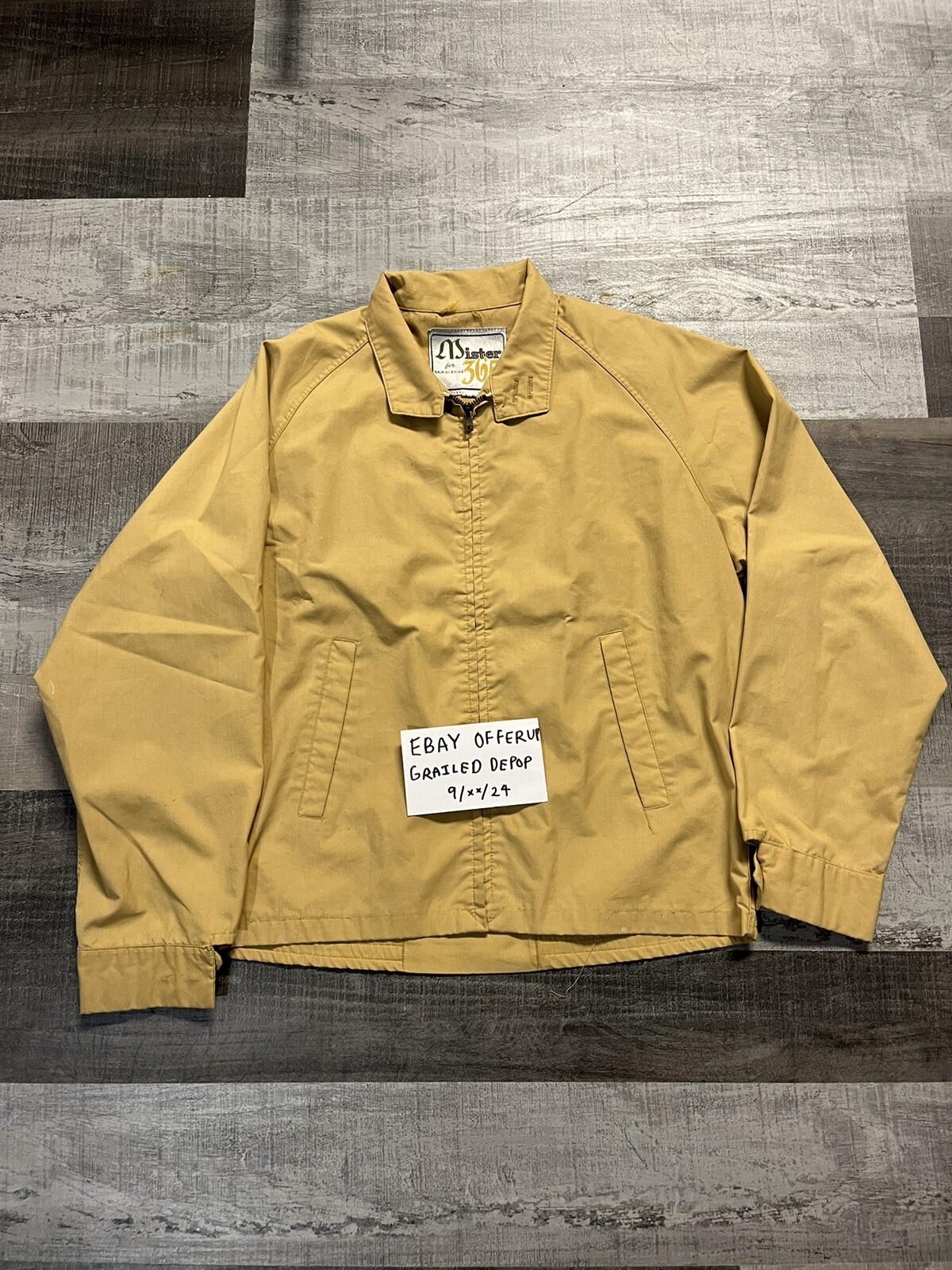 Vintage 1960s 1970s Mister 365 Jacket Metal Zipper Re… - Gem