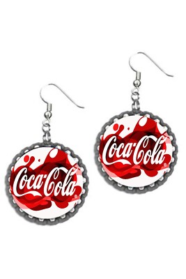COKE Soda Coca-cola earrings earring set cute pair of earrings Pop ...