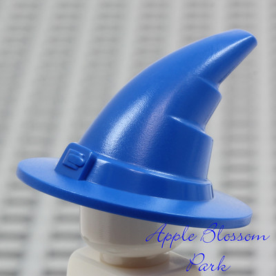 NEW Lego Minifig BLUE WIZARD HAT - Castle Kingdom Sorcerer Devil Witch ...