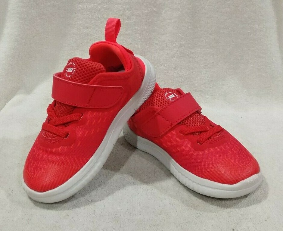 Nike Free RN 2018 (TDV) Speed Red/Grey Toddler Girl/Boy's Shoes-Size 5 ...