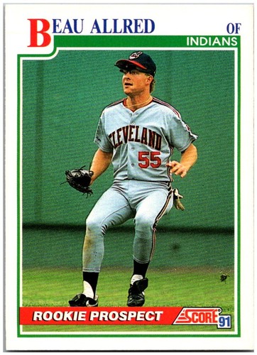 1991 Score - Rookie Prospect RC #338 Beau Allred - FREE SHIPPING! | eBay