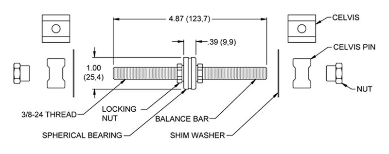WILWOOD Balance Bar Assembly 340-4745 | eBay
