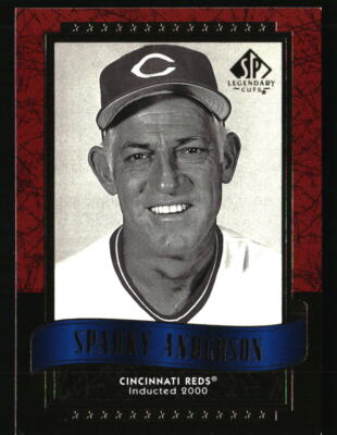 Sparky Anderson 2003 SP Legendary Cuts #114 BASEBALL Card | eBay