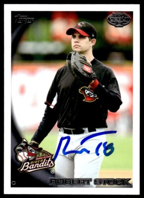 2010 Topps Pro Debut Robert Stock Auto Quad Cities River Bandits #293 ...