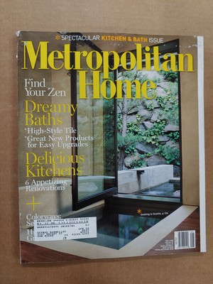 Metropolitan Home Magazine May 2008 Kitchen Bath Issue M436 | eBay